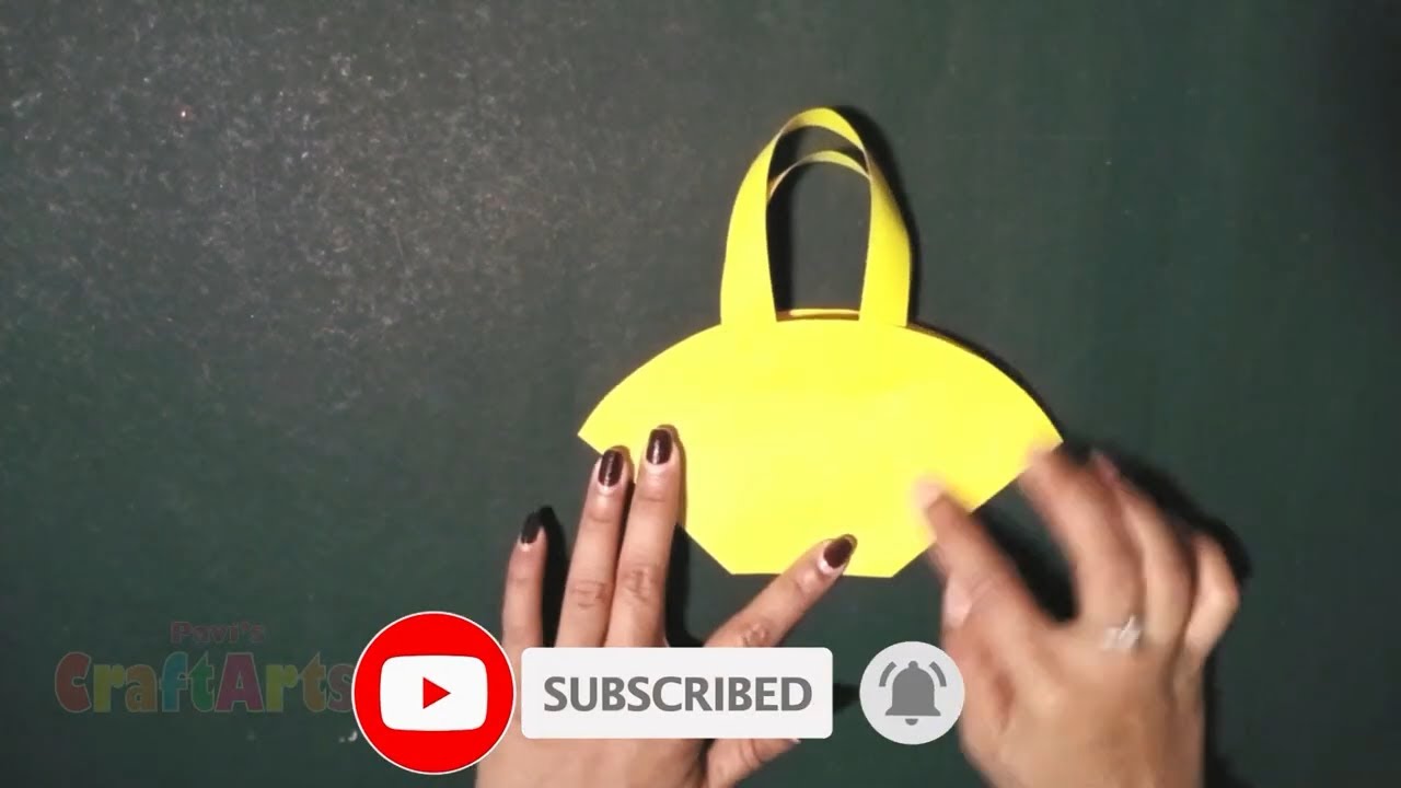 "How to Make a Cute and Easy Paper Bag - DIY Paper Craft ...