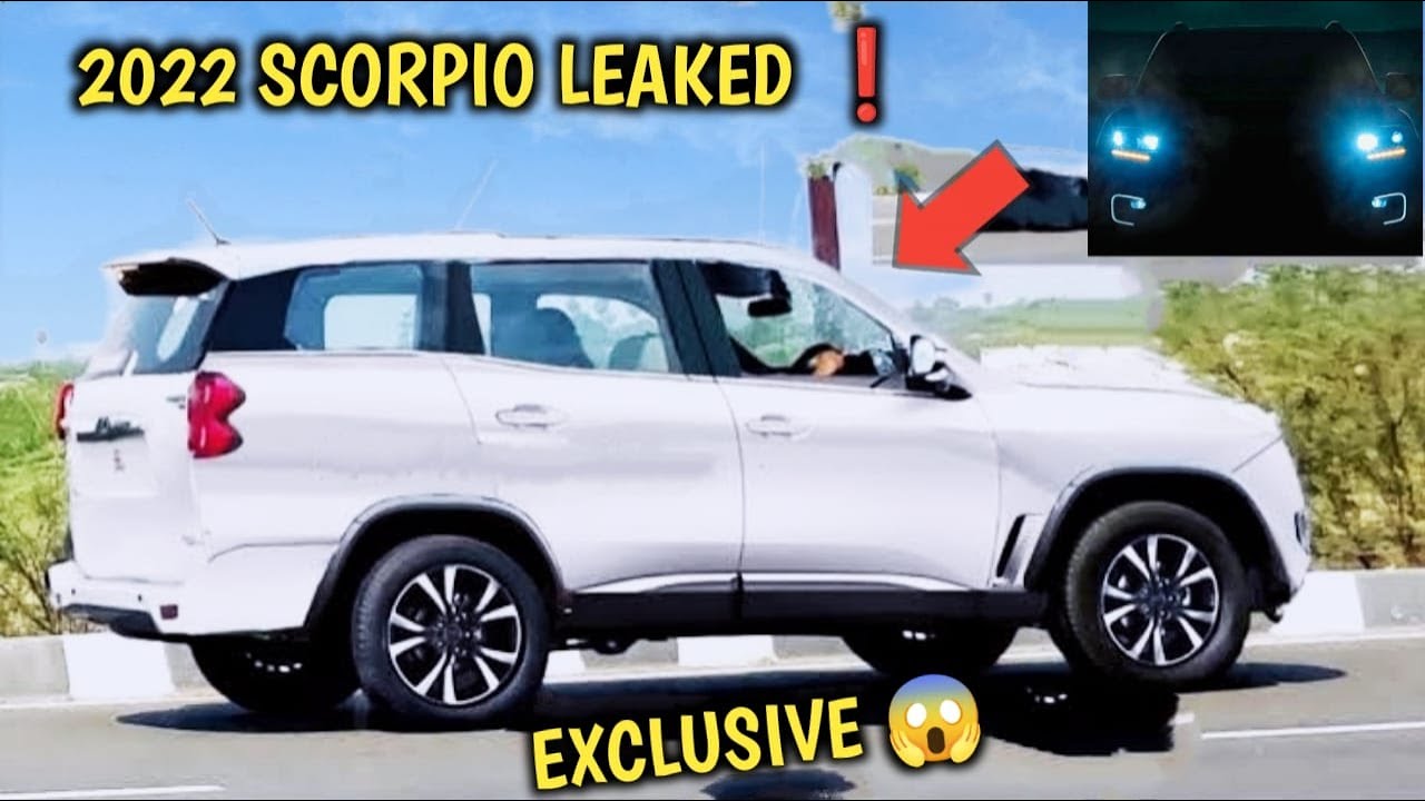 SCORPIO 2022 FULLY LEAKED 🥵 FRONT & BACK DESIGN REVEALED🔥 NEW MODEL ...