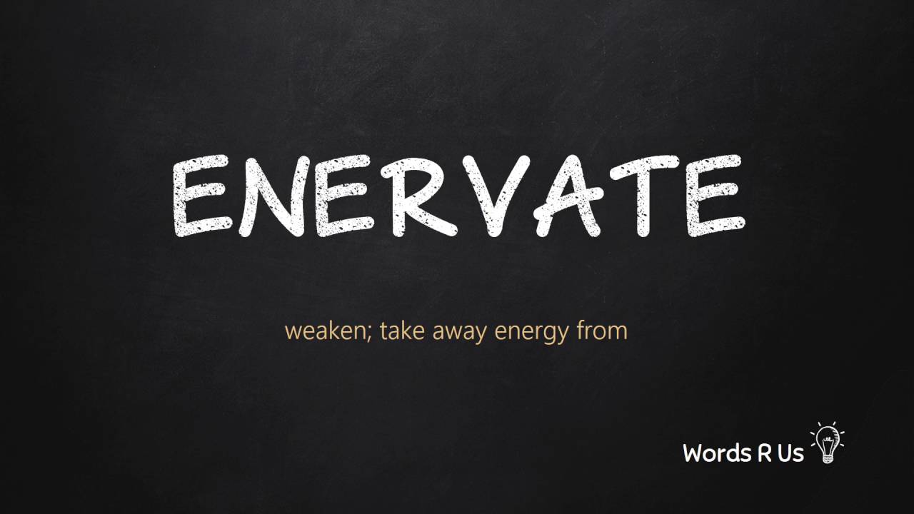 How to Pronounce ENERVATE in American English - YouTube
