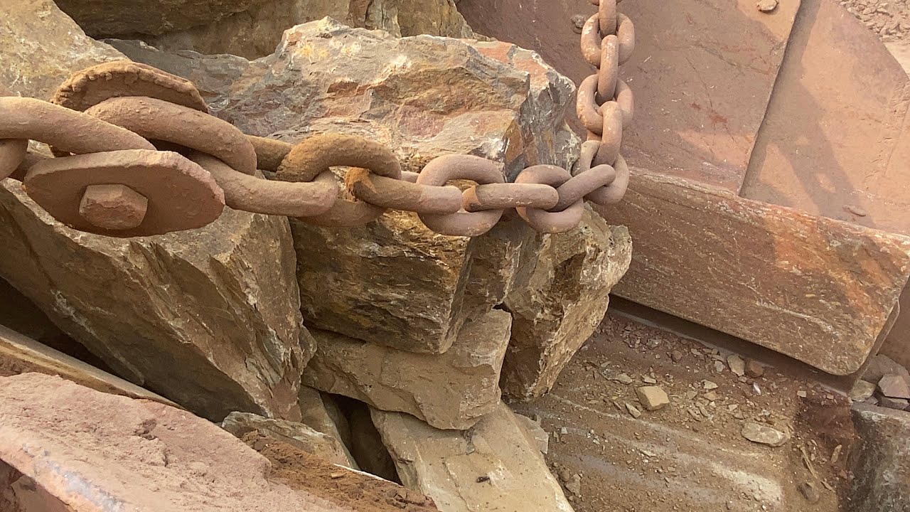 THE POWER OF STONE machine working in action heavy machinery in action ...