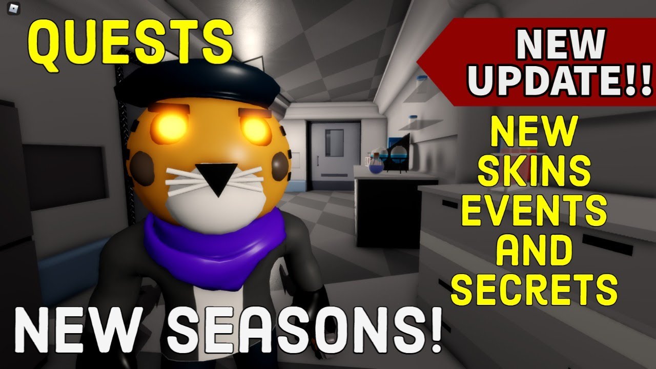 PIGGY QUEST UPDATE!! EVENTS, SKINS, SEASONS + LORE!! Roblox Piggy Live ...