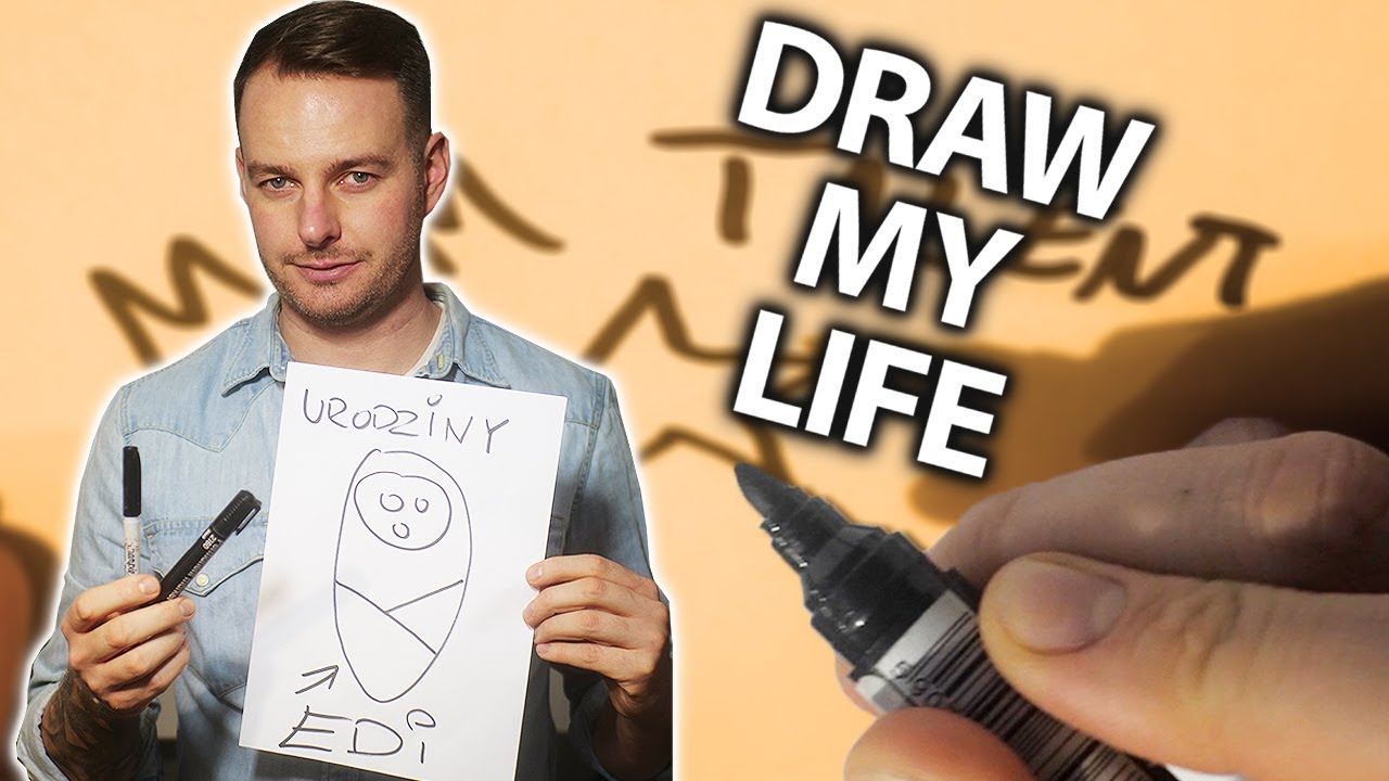 DRAW MY LIFE! SPECIAL 150k!*OCZAMI EDIEGO* - YouTube