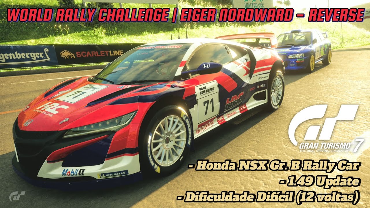 GT7 - World Rally Challenge (Eiger Nordwand - Reverse) | Honda NSX Gr.B ...