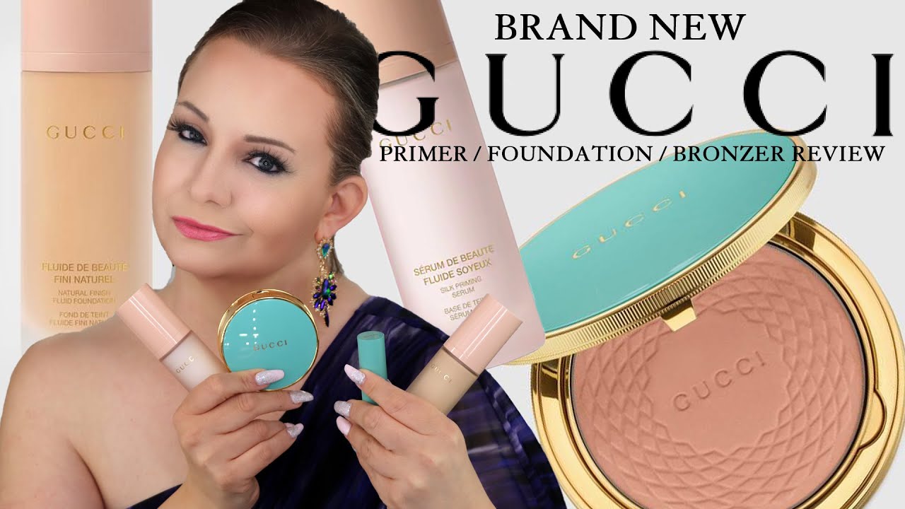 NEW! GUCCI Natural Finish Fluid Foundation and Silk Priming Serum ...