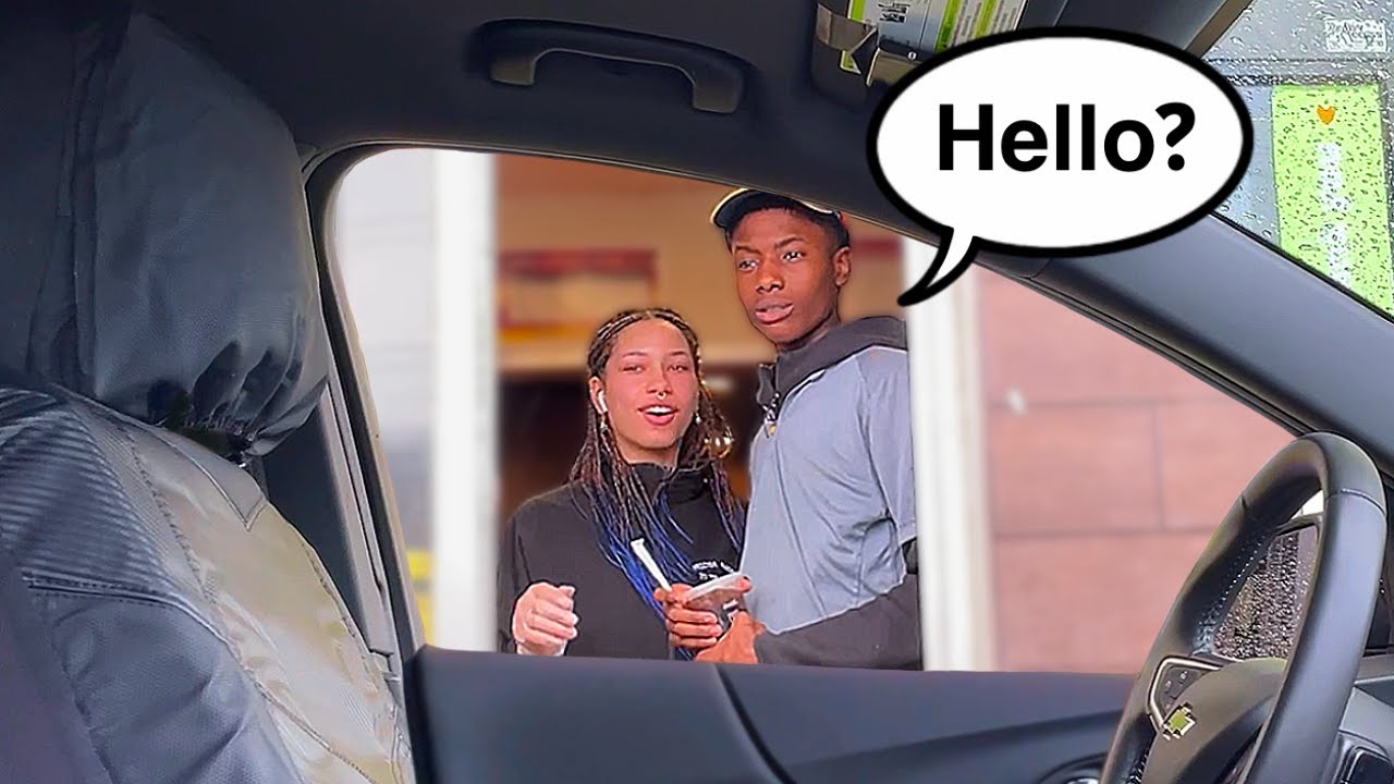 Invisible Drive Thru Prank - YouTube
