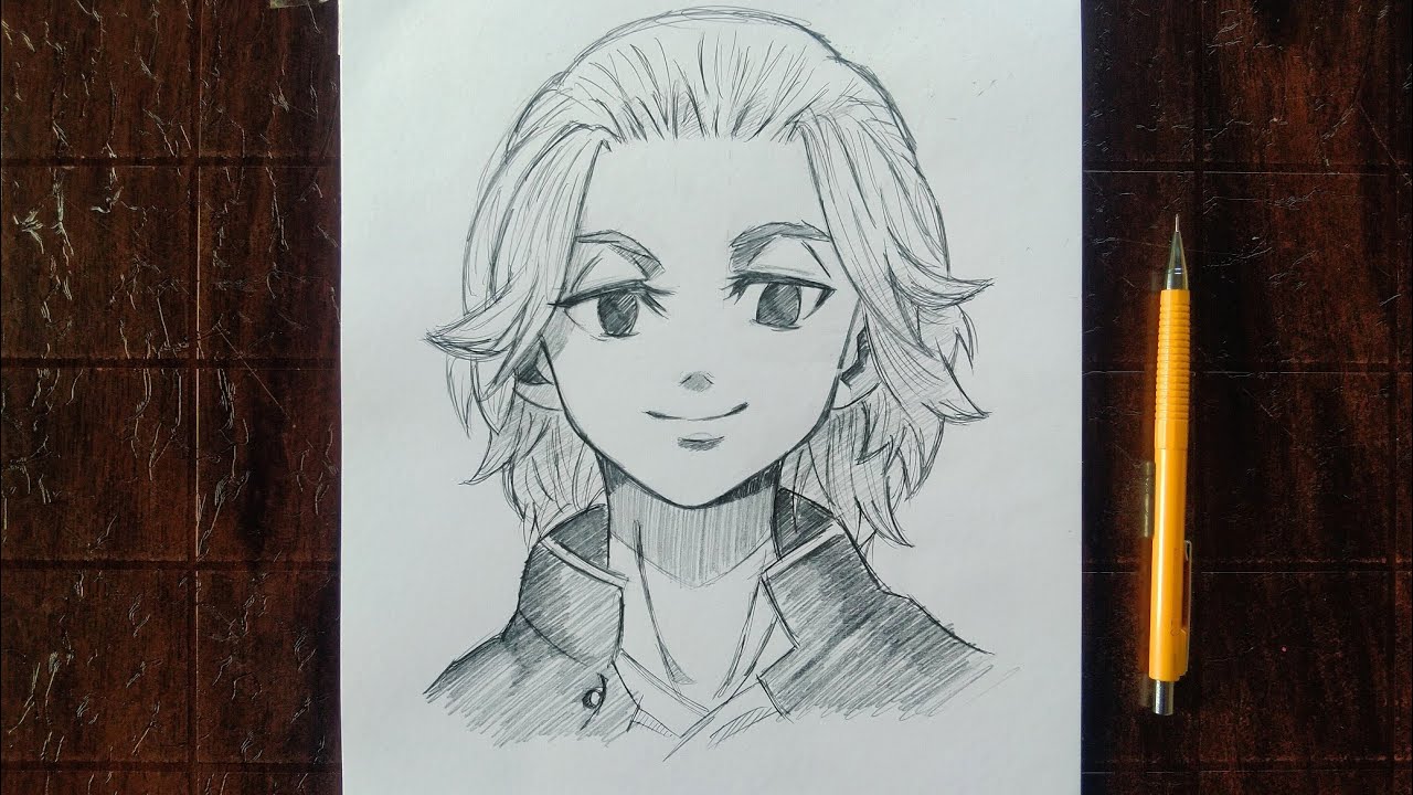 How To Draw MIKEY Easy/ Mikey Drawing Easy Step By Step Tutorial/ Anime ...