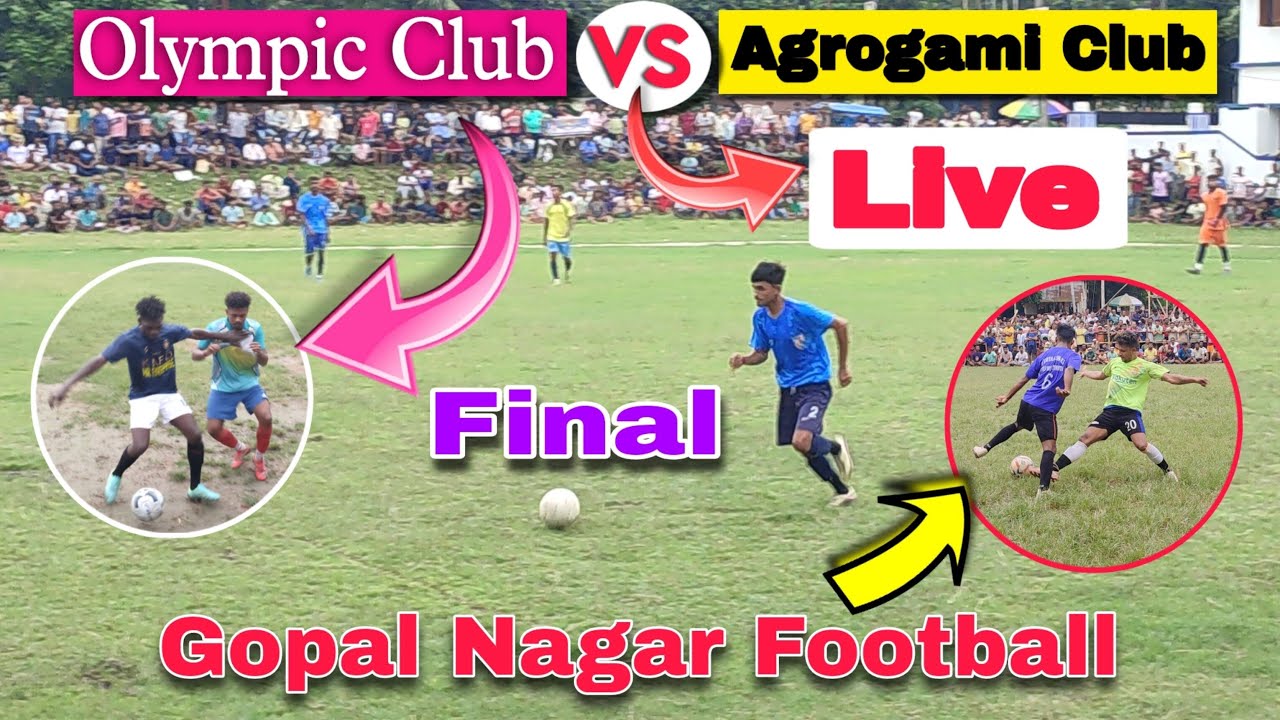 Final FootballMatch:Olympic Club Vs Agrogami Club Final Football Match ...