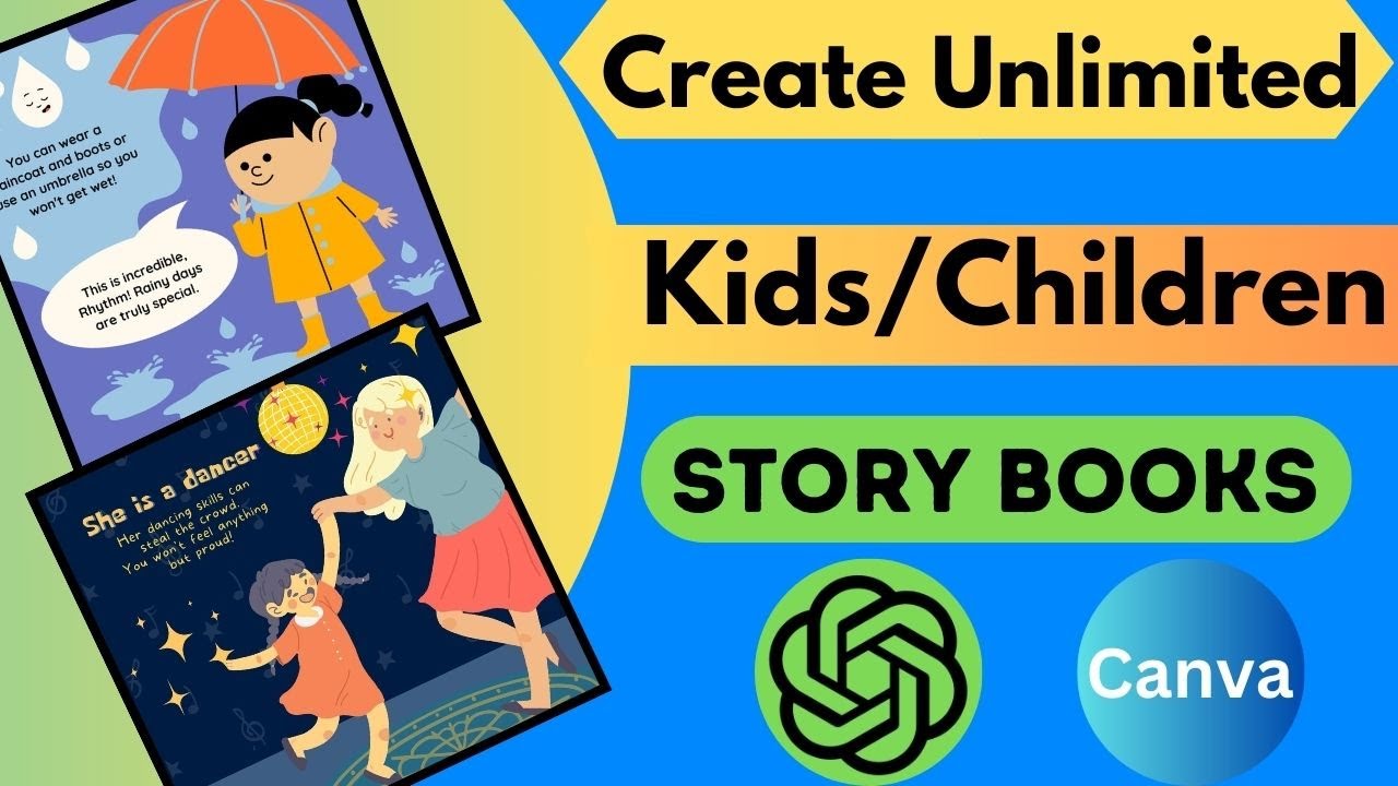 How To Create Kids Story Book Using ChatGPT And Canva For Amazon Kdp ...
