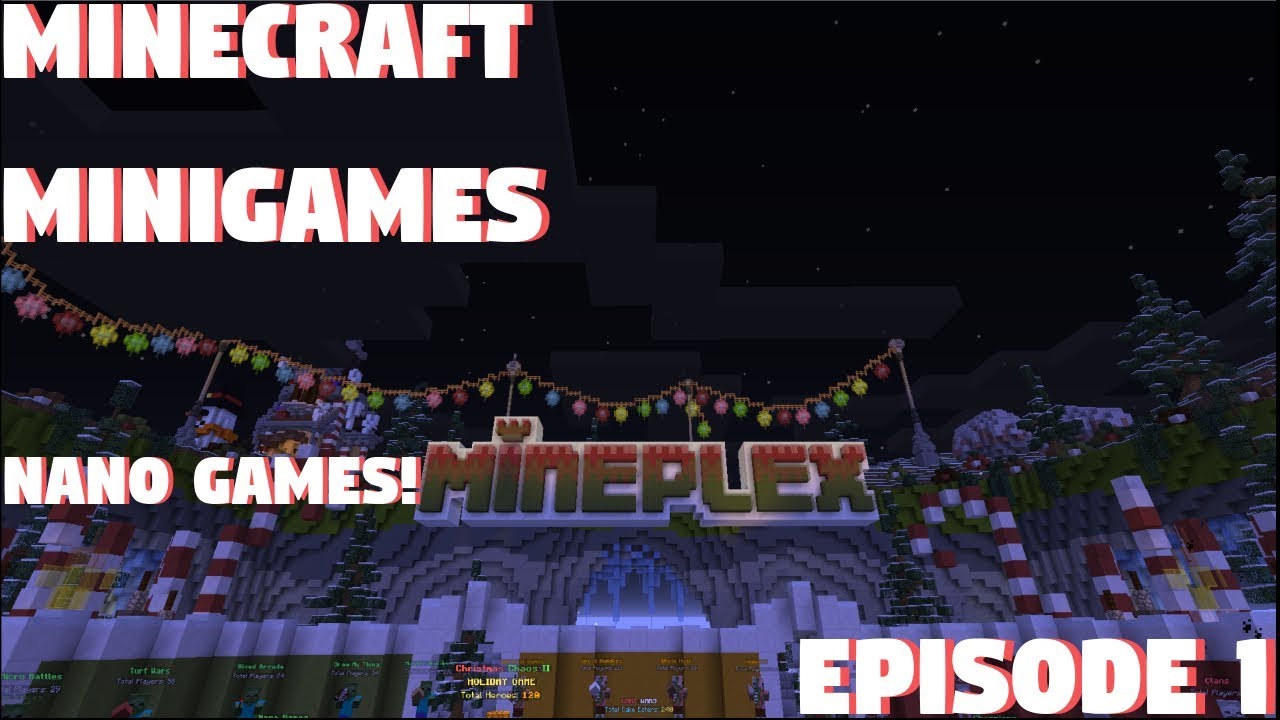 Minecraft Minigames | Mineplex Nano Games! - YouTube