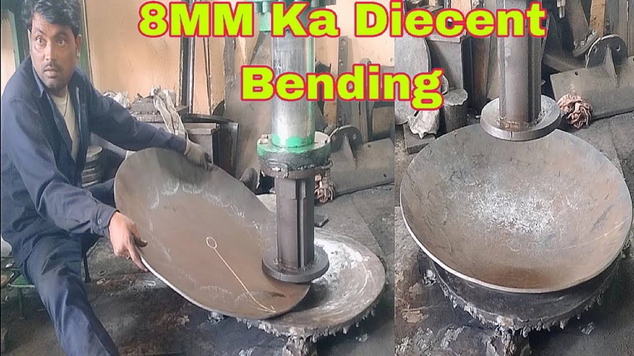 8 MM Thickness Ka Diecent Bending Hydraulic press Machine Tava Type ...