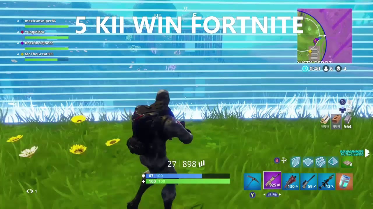 5 kill win FORTNITE⚔ - YouTube