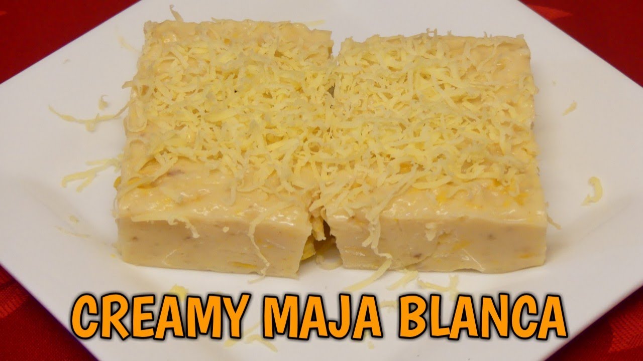 How to cook CREAMY MAJA BLANCA|| COCONUT PUDDING|| PINOY DESSERT - YouTube