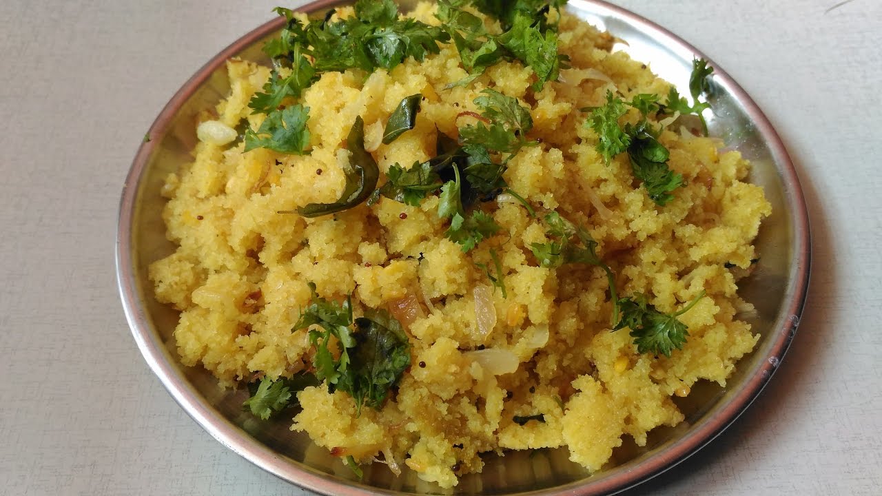 Sooji Upma Quick Recipe | Sooji/Rava/Semolina Indian Breakfast Dish ...