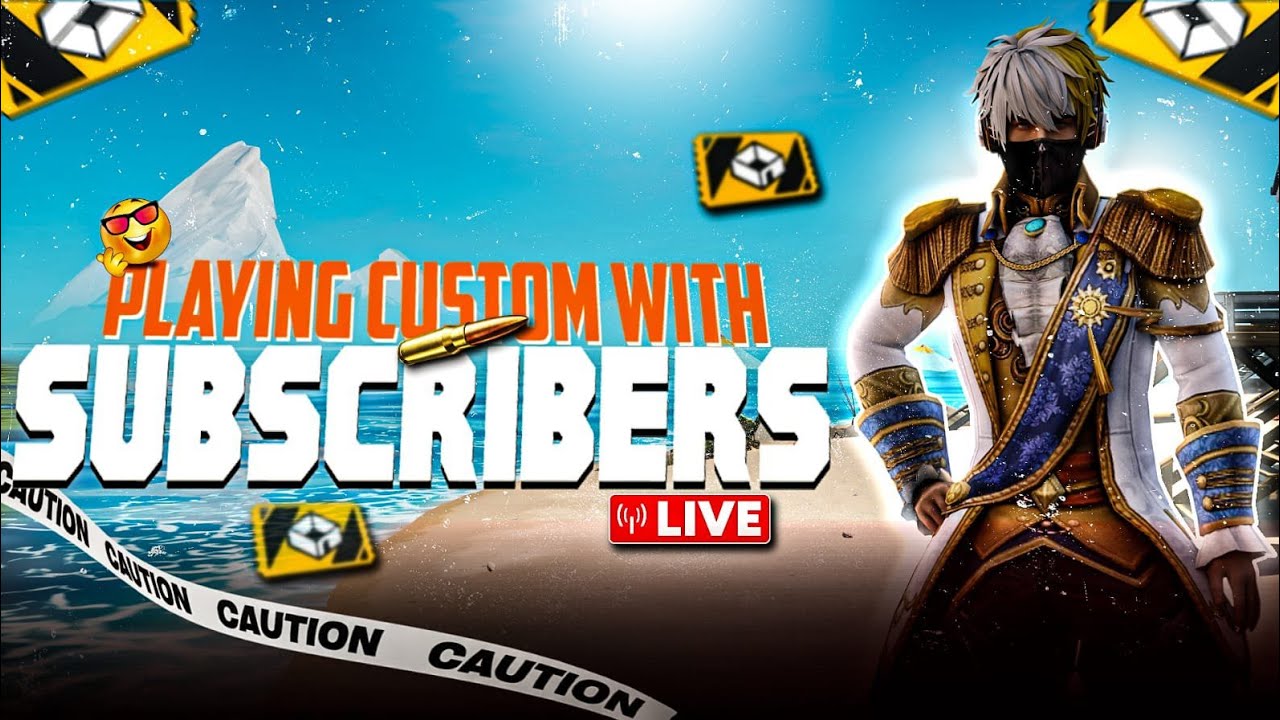 4 vs 4 subscribers custom match 🎯#freefirelive #ff #kannada #tulu - YouTube