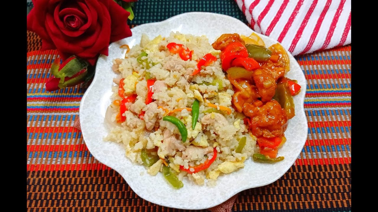 চাইনিজ চিকেন ফ্রাইড রাইস রেসিপি।।Chinese Chicken Fried Rice Recipe ...