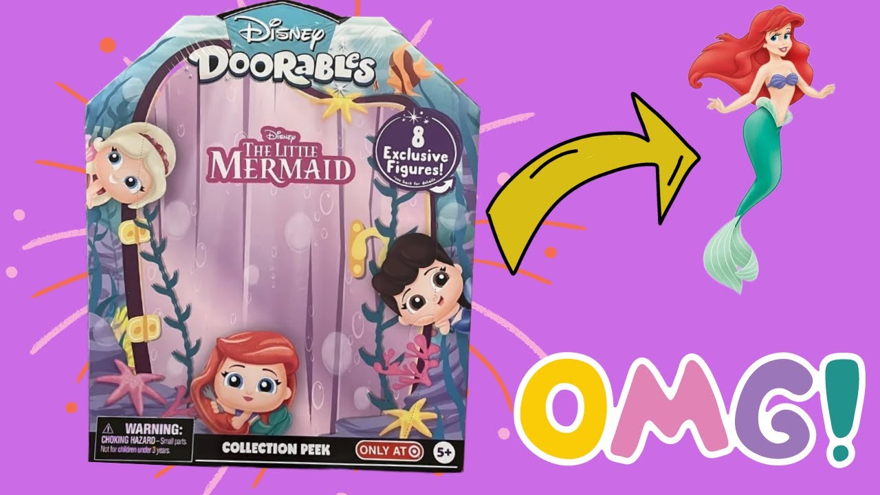 DISNEY THE LITTLE MERMAID DOORABLES OPENING & TARGET EXCLUSIVE - Check ...