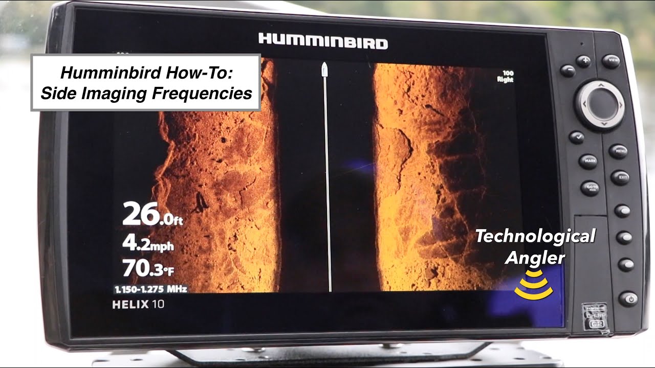 Humminbird HELIX Quick Tip: Side Imaging frequencies - YouTube