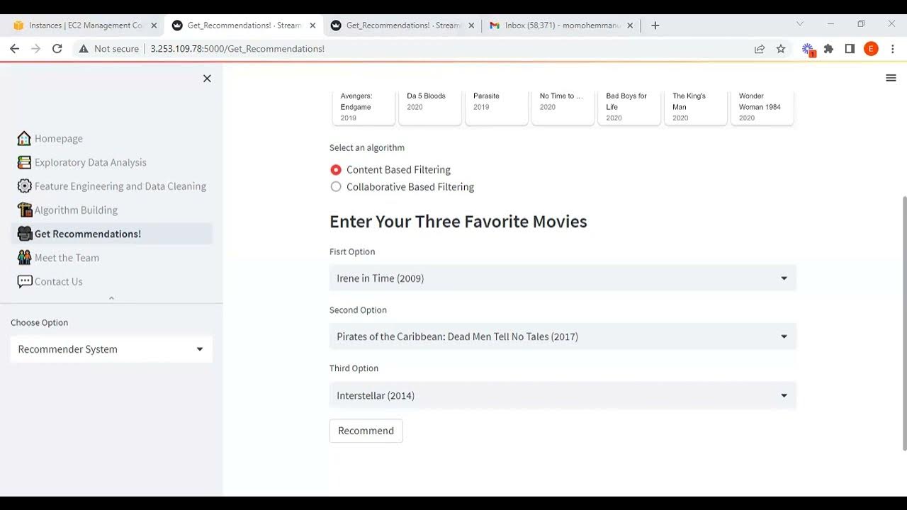 Movie Recommender System with Python - YouTube
