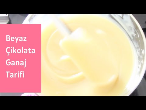 Beyaz Çikolata Ganaj Tarifi 🌟( Pratik Çikolata Ganaj )