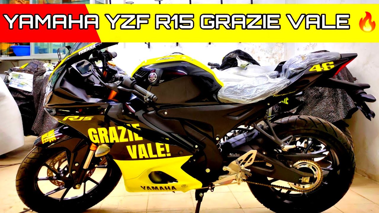 YZF R15 V4 Grazee Vale 1st looks | Indonesian Bike Price | Alif Motors ...