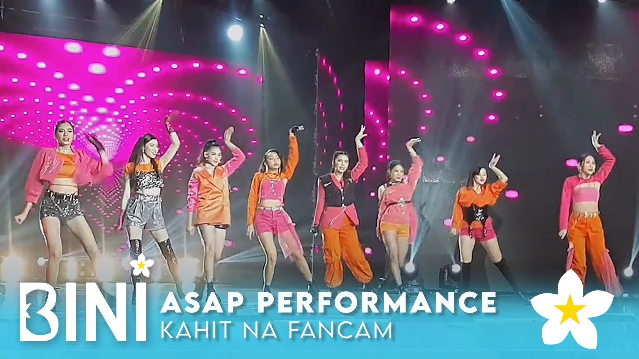 "Kahit Na" FanCam | ASAP Performance | BINI TV - YouTube