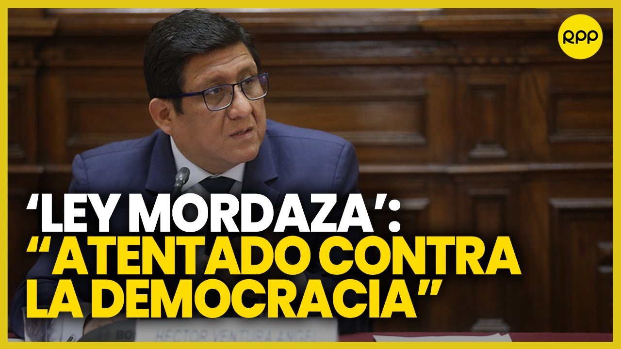Sobre 'Ley Mordaza': "Es un atentado contra la democracia y la libertad ...