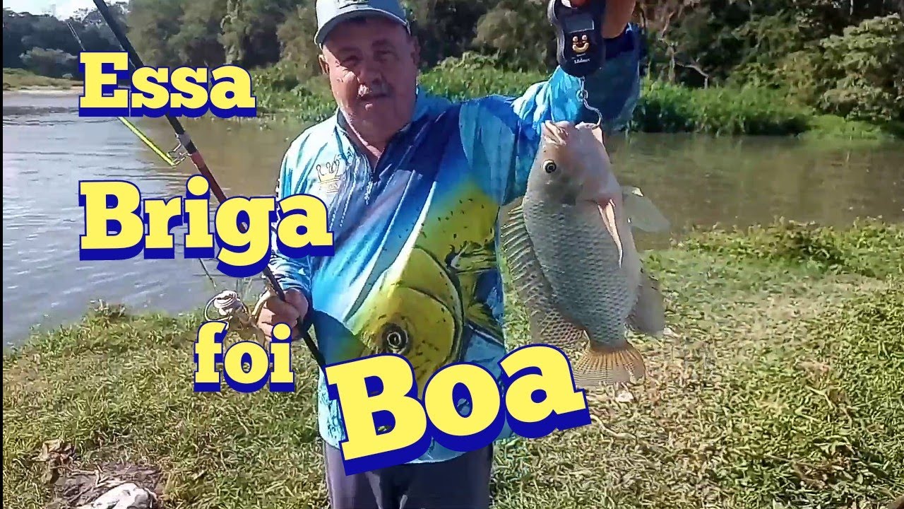 Época boa pra pegar as grandes. Pescaria de Tilápia pela boca em SJC ...