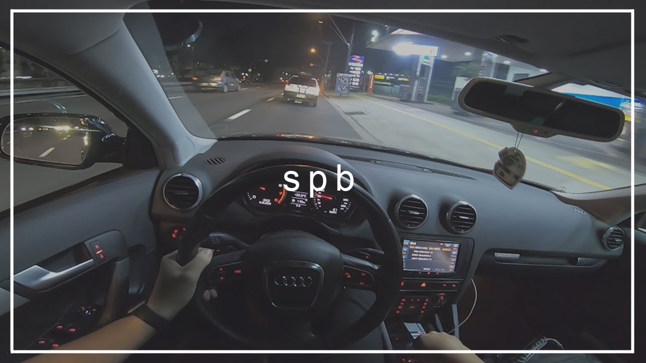 AUDI A3 2.0 TFSI SPORTBACK 8P - Night Drive POV - YouTube