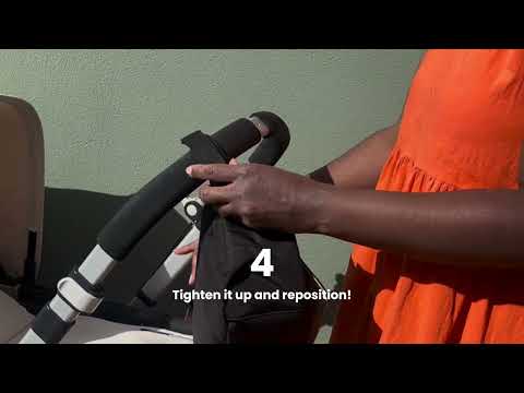 How to attach your stroller straps - Stroller Organsier Eco Edition