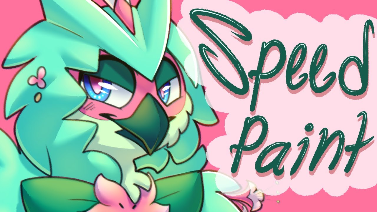 Decidueye x Shaymin Fusion SPEEDPAINT - YouTube
