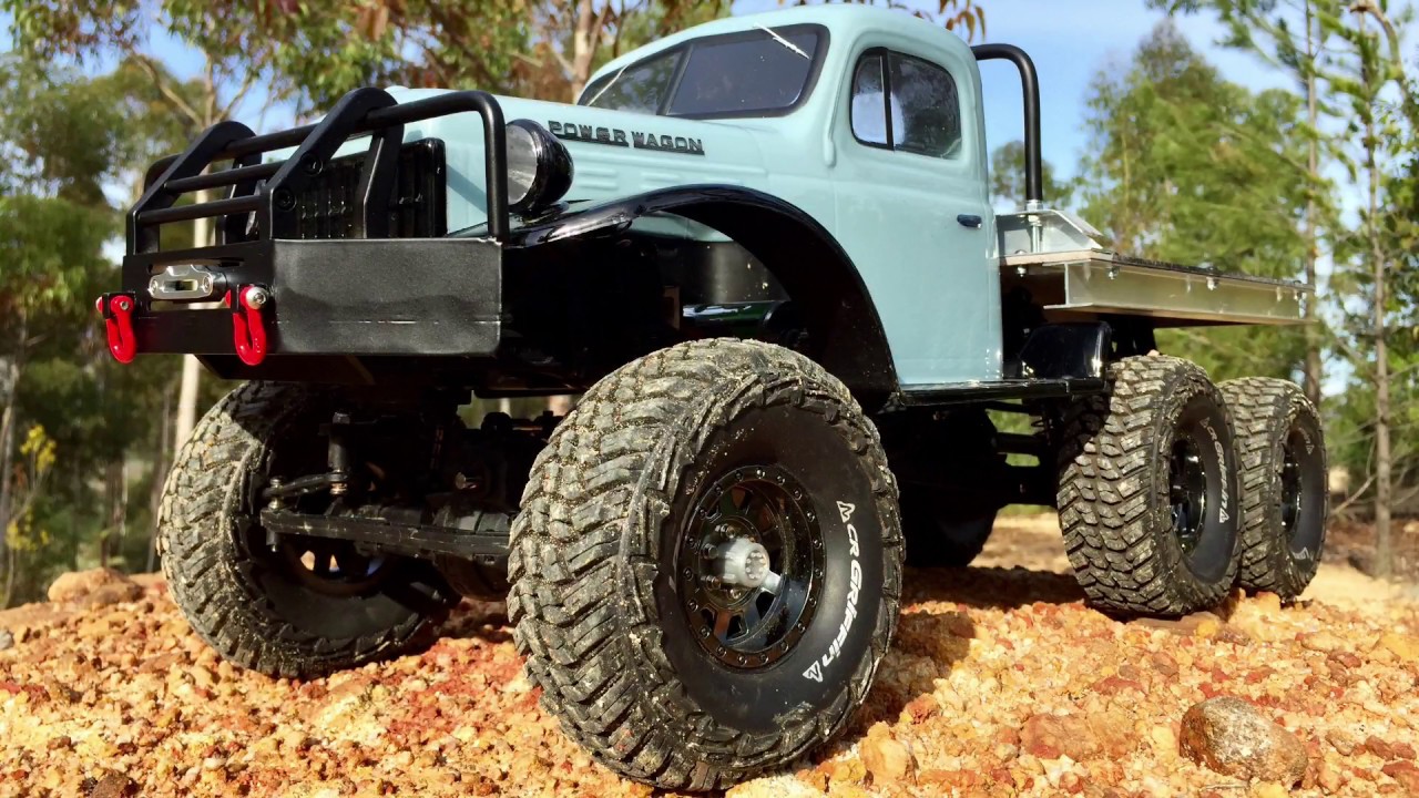 RC Crawling with ProLine 1946 Power Wagon Body - HG P601 Chassis - YouTube