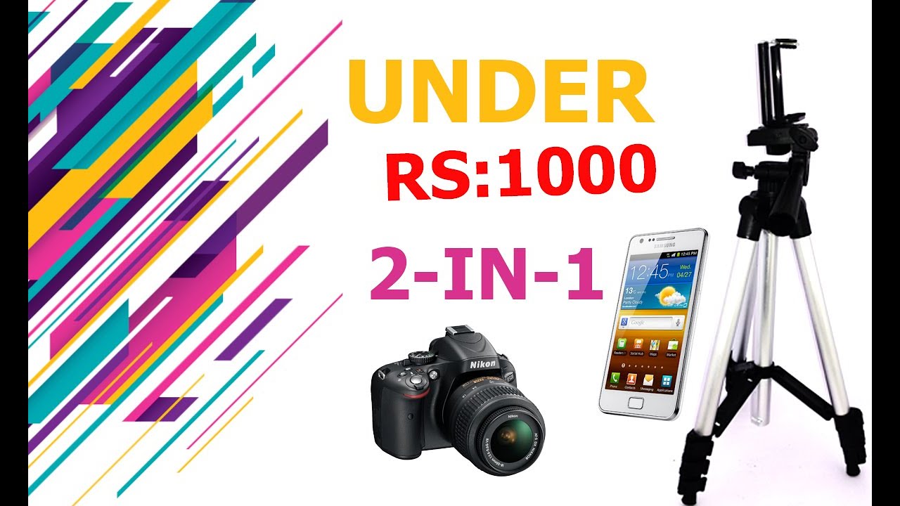 Low budget mobile and camera stand for youtubers I Tamil - YouTube