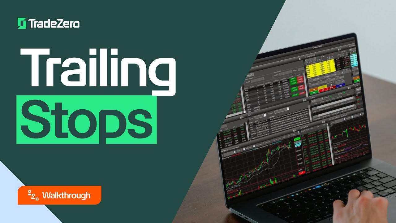 How to Set A Trailing Stop on TradeZero ZeroPro - YouTube