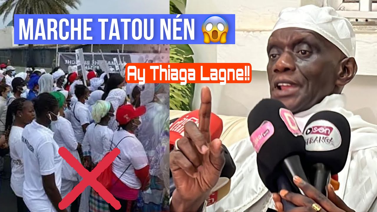 Héhé 😱😱Marche Tatou Néne, Mame Makhtar Gueye tire sur les féministes ...