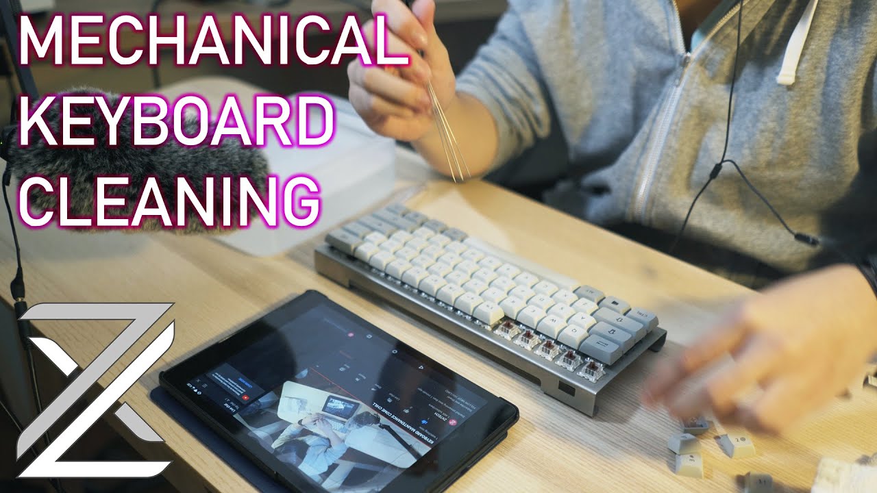 ASMR KEYBOARD CLEAN + TYPE TEST - YouTube