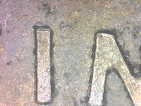 The Coin Under The 1.3MP USB Digital Microscope - YouTube