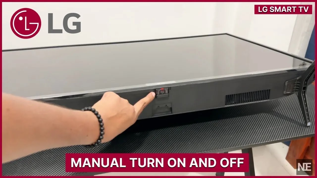 How to Turn On and Off LG Smart TV Manually Without a Remote - YouTube