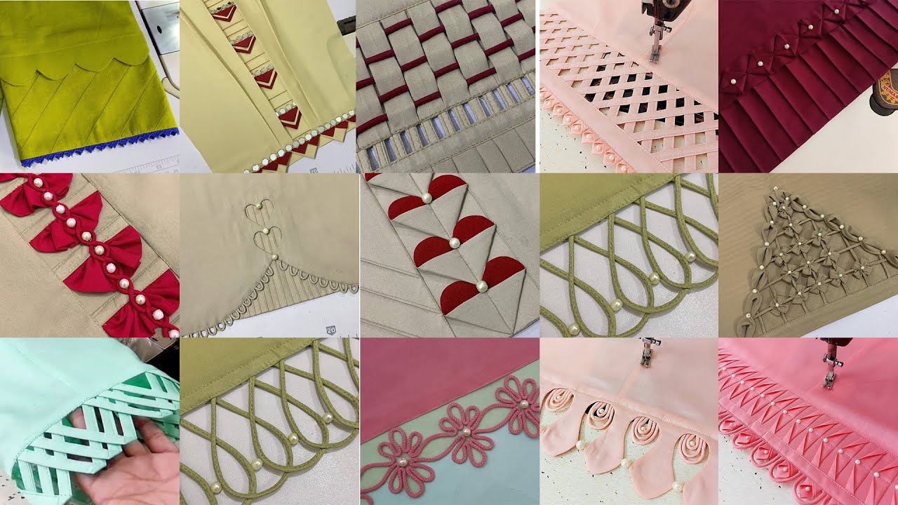 Popular Trouser Design Gota Lace Pant Design Loop Button Pant Design ...