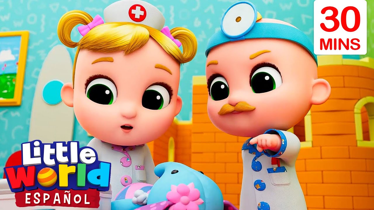 ¡Jugando A Ser Doctores! | Little World | Canciones Infantiles | Little ...