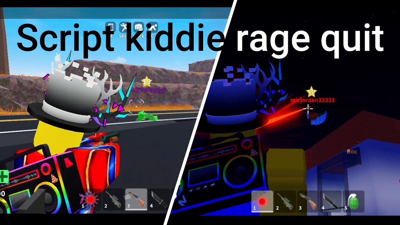 Script kiddies rage quit /Mad City/Roblox - YouTube
