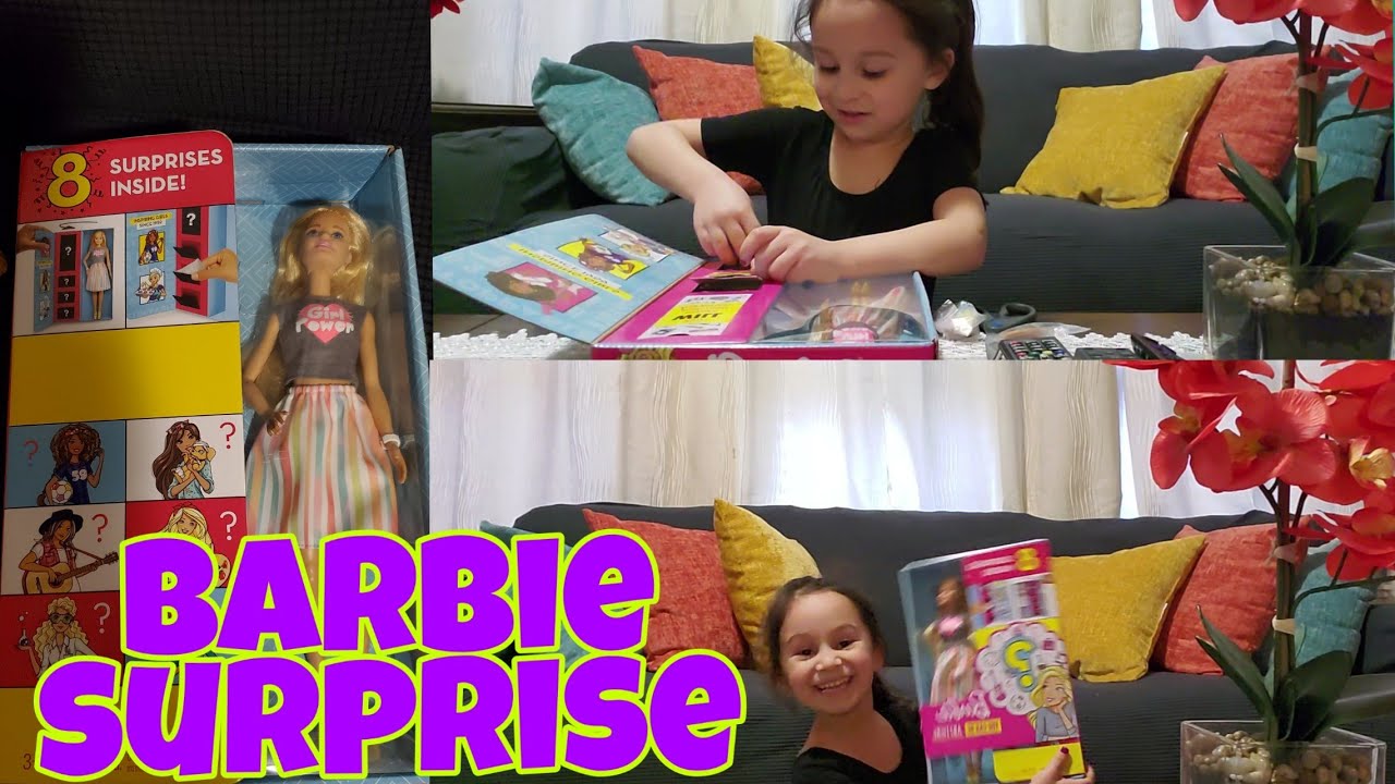 Barbie Surprise| unboxing| playing - YouTube