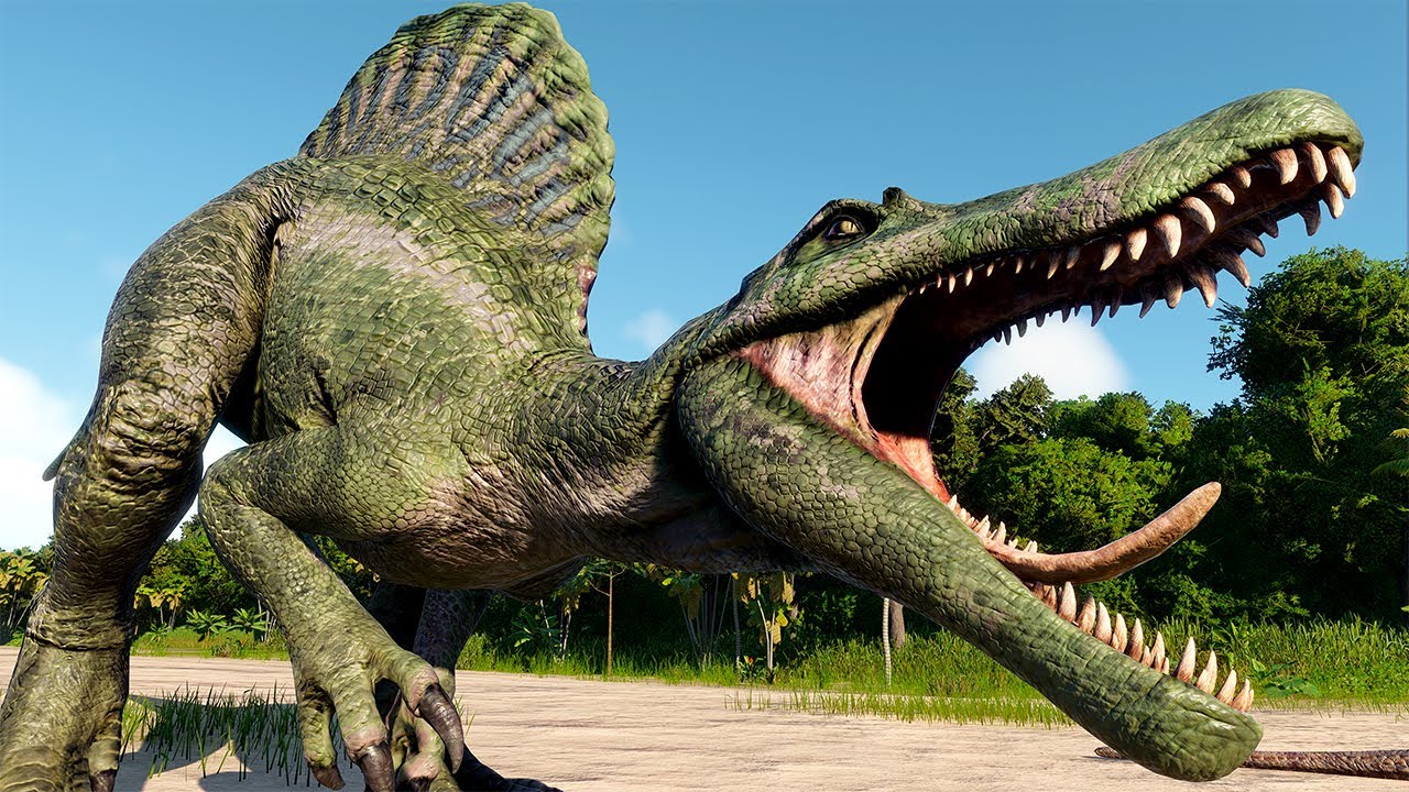 RELEASE EVERY SPINOSAURUS SKINS COMBINATION IN JURASSIC WORLD EVOLUTION ...