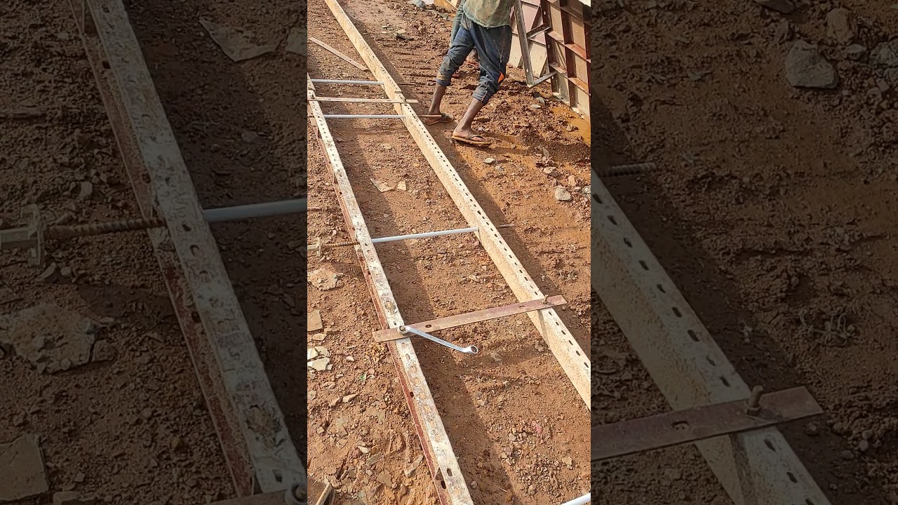 psc girder plate setting the pcc bed of girder - YouTube