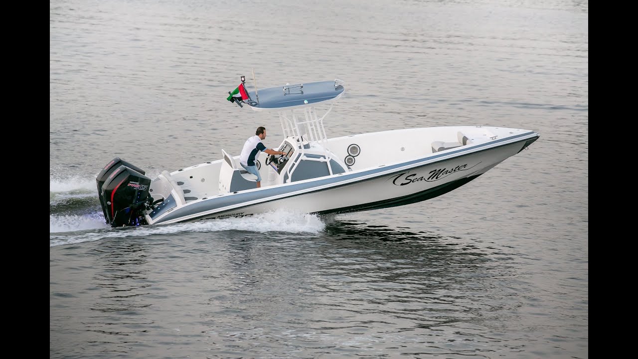 Al Hareb Marine Sea Master 28 Sport Fishing Boat - YouTube