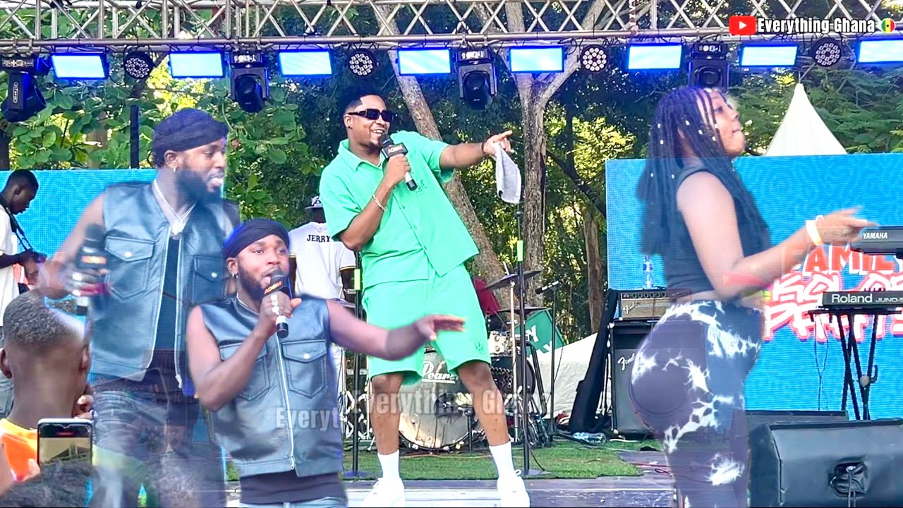 Krimi & Rap Fada Surprise Performance @ Adom Colour Party 2024 🤩 Wow ...