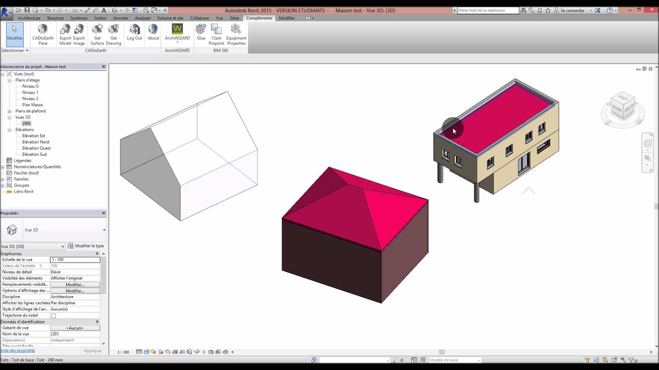 Archiwizard 02 Preparation d'un modèle REVIT avi - YouTube