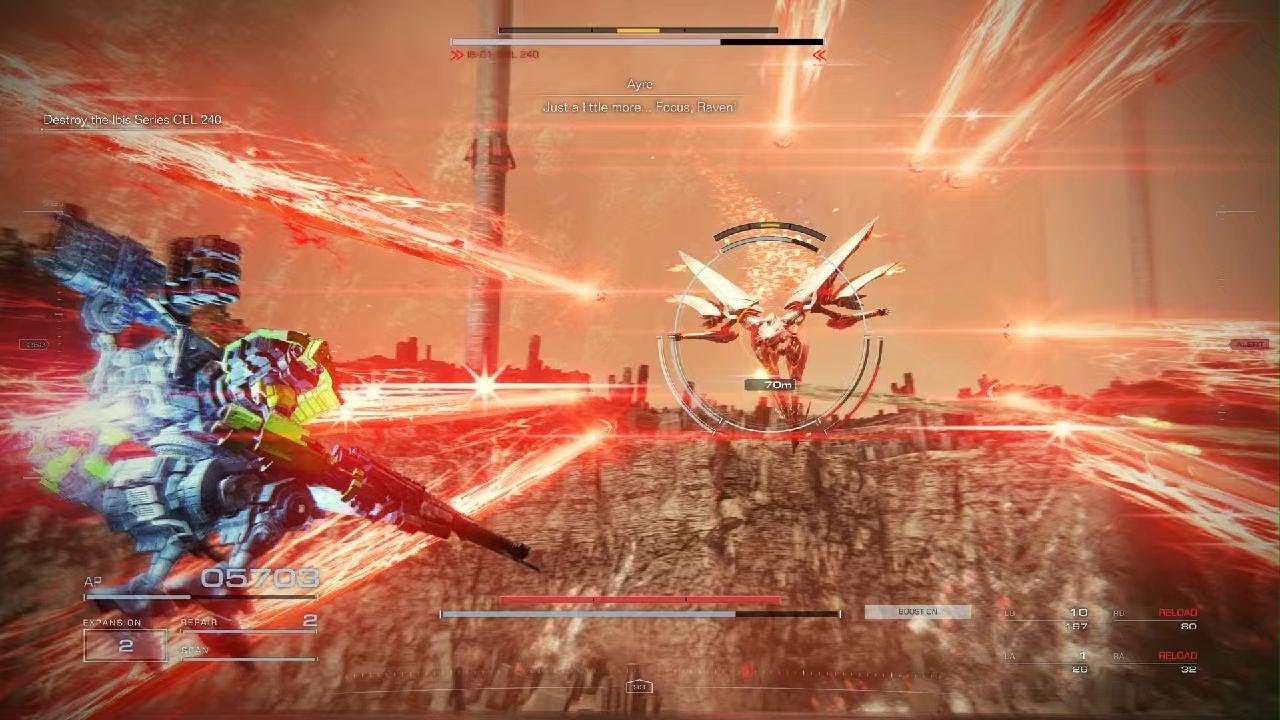 This one's a all-nighter| CEL-240 Ibis Series Boss - ARMORED CORE VI ...