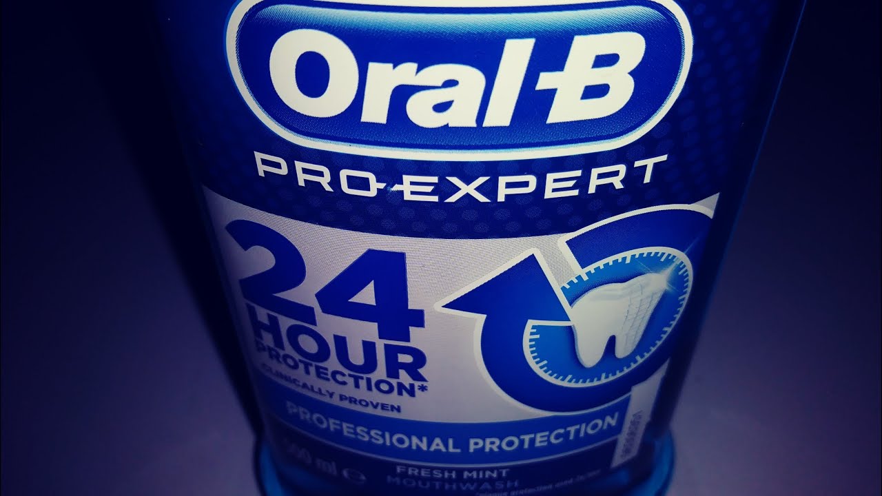 Oral B pro-expert 24 Hour professional protection fresh mint mouth wash ...