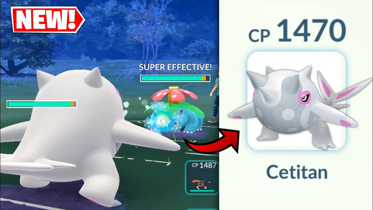 *NEW* debut CETITAN in Pokemon GO Battle League. - YouTube