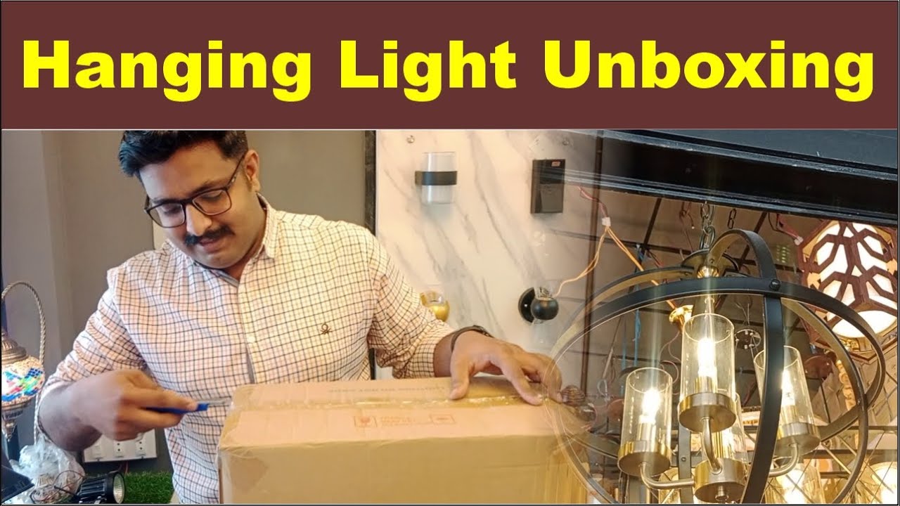 Hanging Light Unboxing | Best Light For Home - YouTube